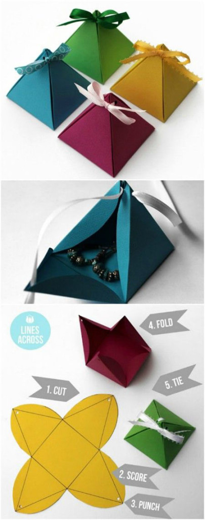 Diy Pyramid Gift Boxes | Useful Tutorials