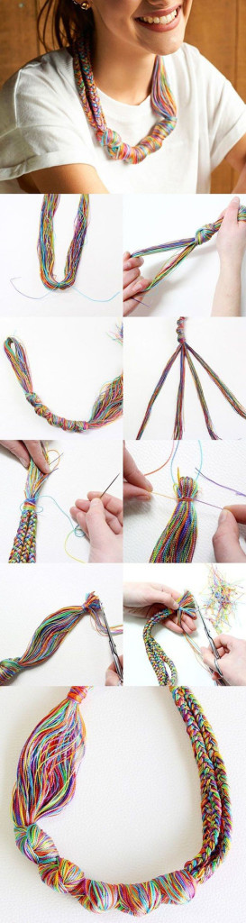 Embroidery Thread Necklace | Useful Tutorials
