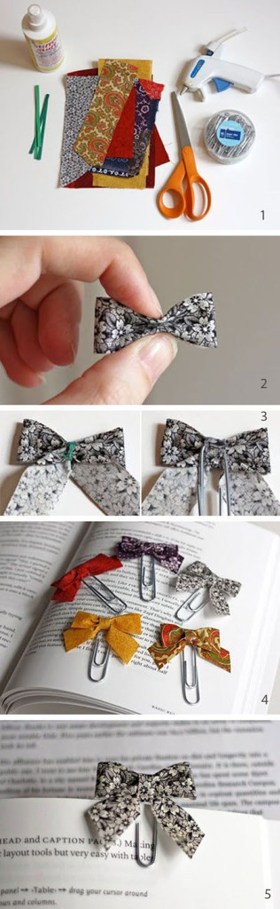 Diy Bow Paperclip Bookmarks | Useful Tutorials