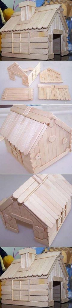 DIY Popsicle Stick House | Useful Tutorials