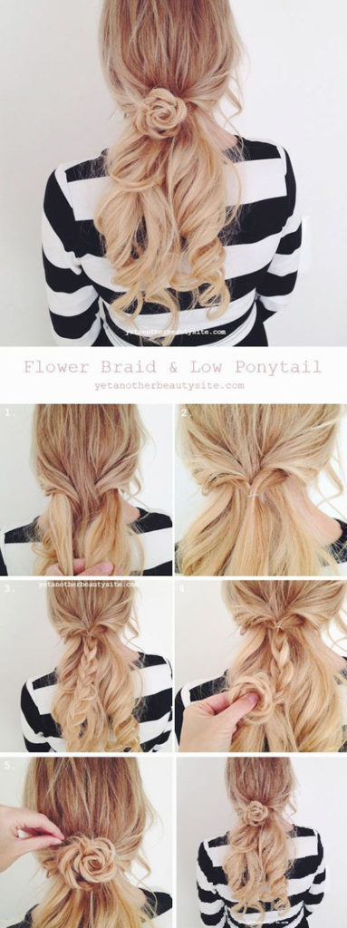 Braided Flower Hairstyle | Useful Tutorials